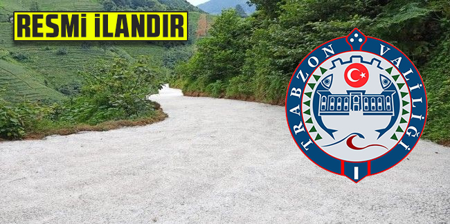 5 GRUP TRABZON İLÇELERİ MAHALLE YOLLARINA BETON YAPILMASI TRABZON ...